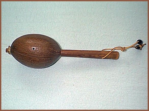 Delaware Indian Dance Rattles Made of Coconuts | Shreds and Patches